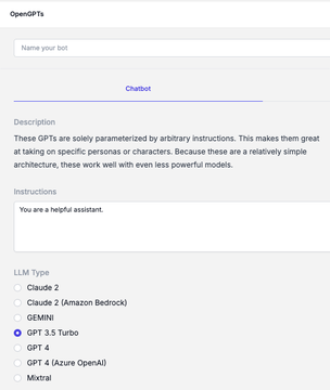 OpenGPTs - Une IA par jour