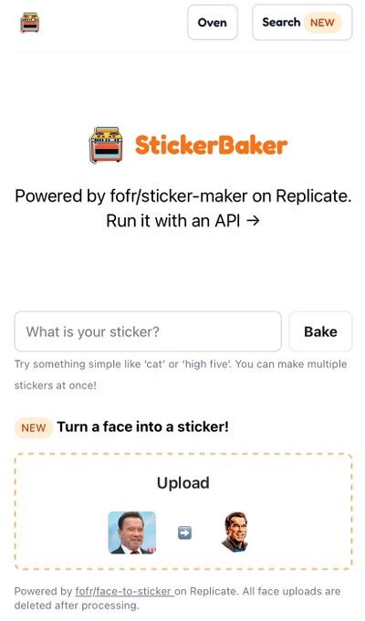 Sticker baker - Une IA par jour