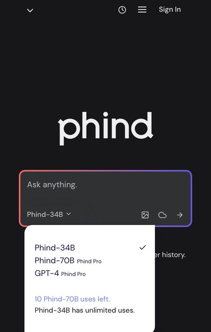 Phind - Une IA par jour