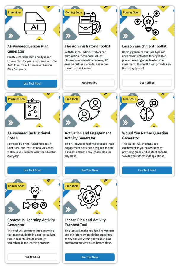Auto Classmate - Une IA par jour