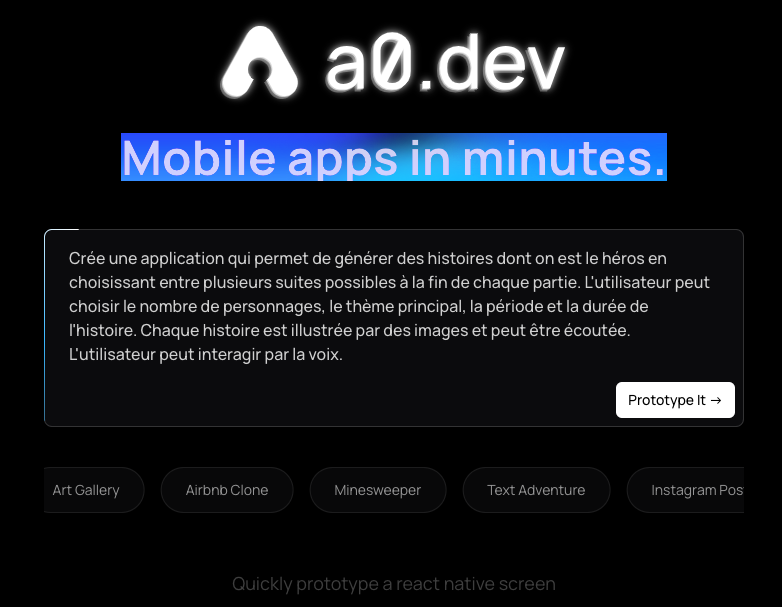 A0 - Une IA par jour