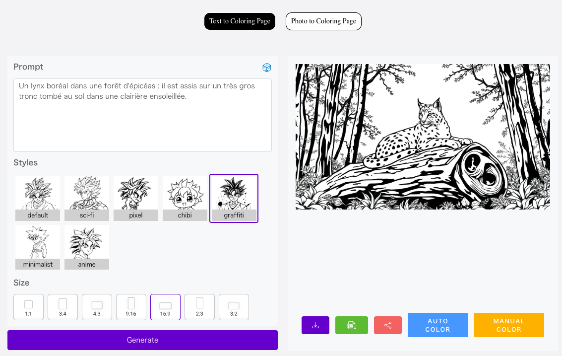 ColorifyAI - Une IA par jour