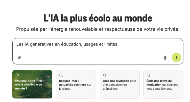 Ecosia - Une IA par jour